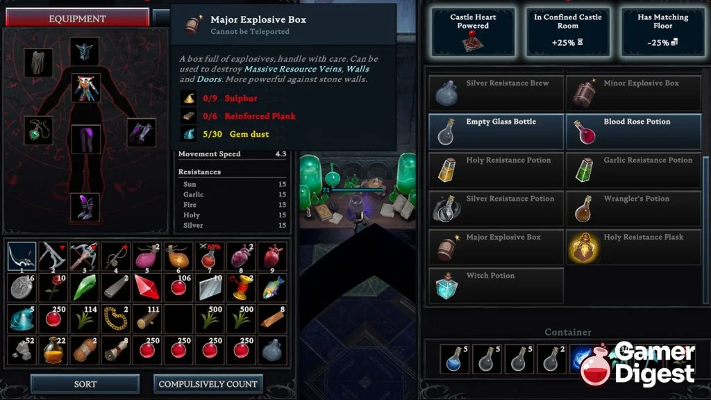 How to Make Explosives in V Rising - Gamer Digest