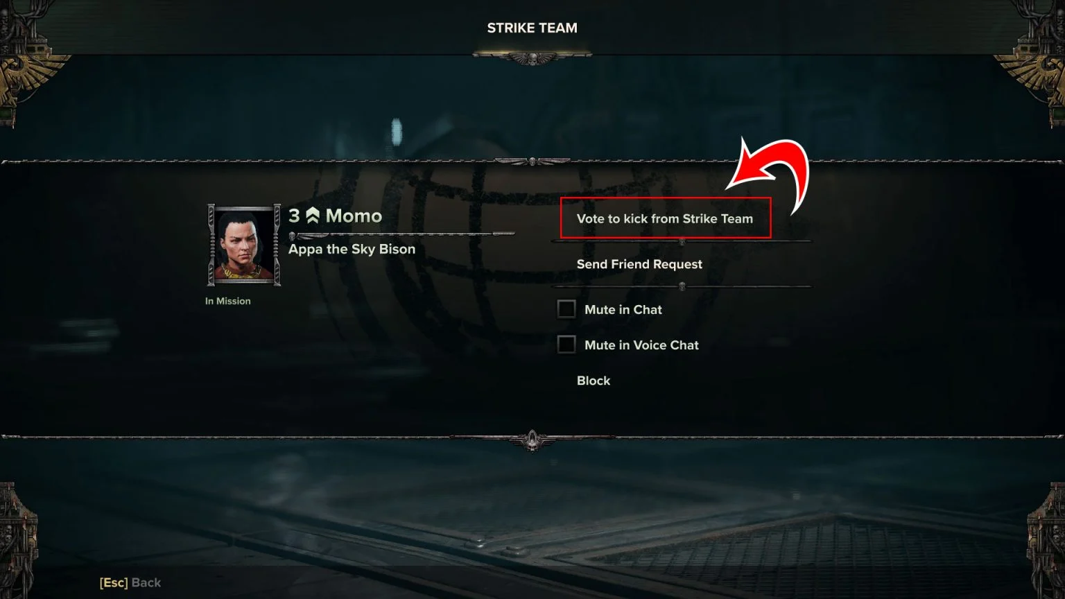 How to Vote to Kick Players in Warhammer 40K: Darktide - Gamer Digest