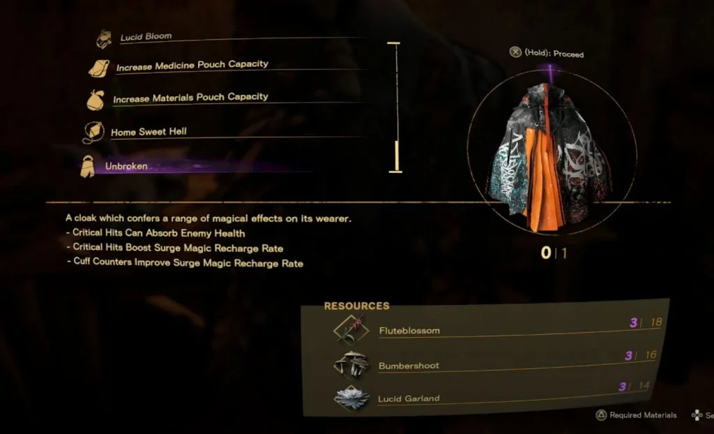 Forspoken: How to Craft the Unbroken Cloak - Gamer Digest