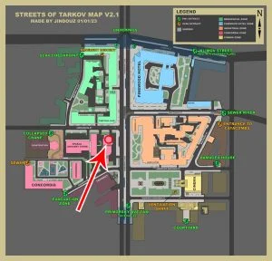 Escape from Tarkov: Streets of Tarkov Iron Gate Key Room Location ...