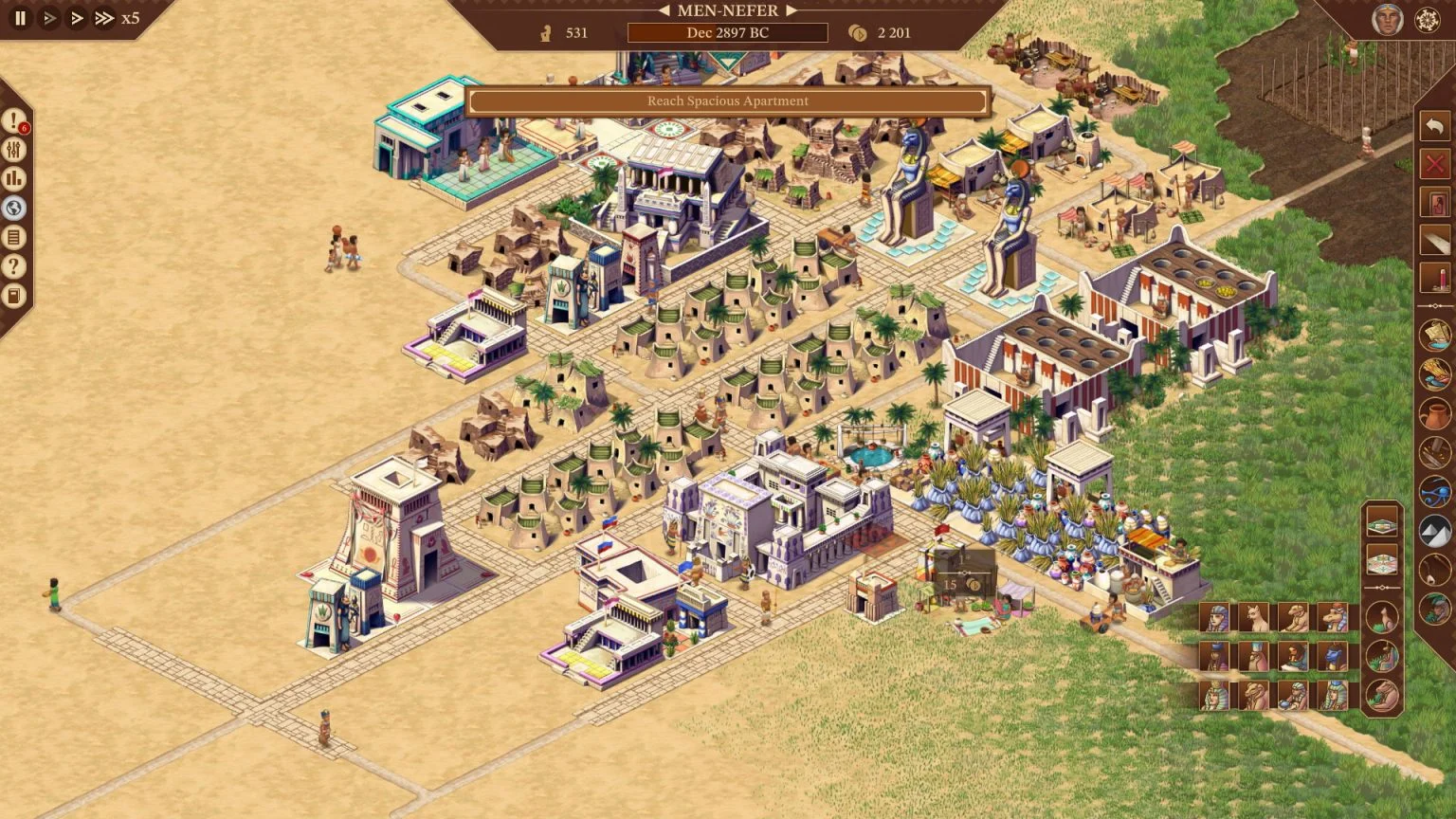 Pharaoh A New Era: The First Pharaoh (Men-Nefer) Guide - Gamer Digest