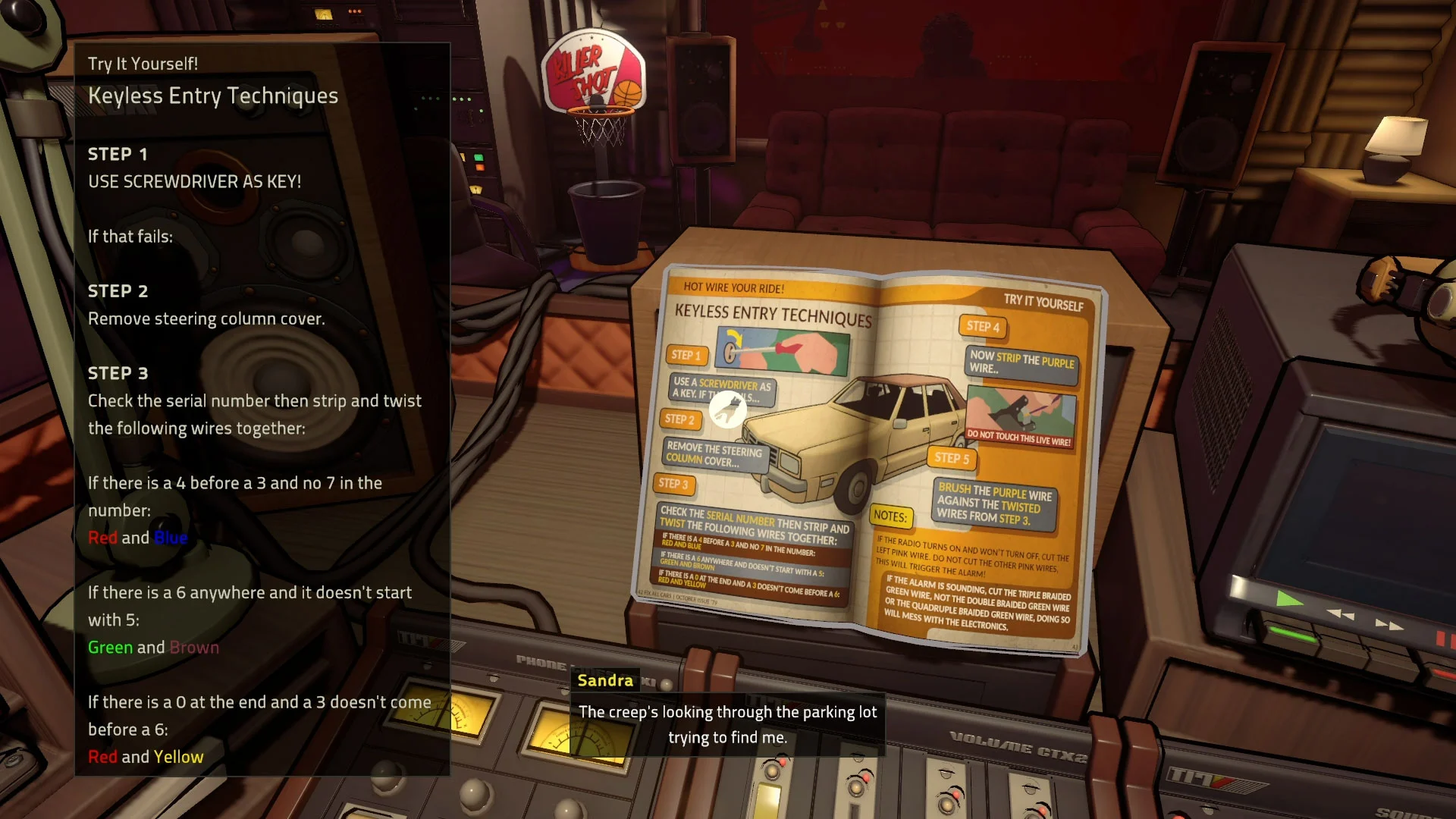 Killer Frequency: How to Fix Sandra's Car Guide - Gamer Digest