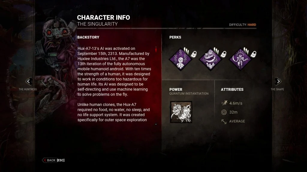 Dead by Daylight: The Singularity Perks & Powers - Gamer Digest