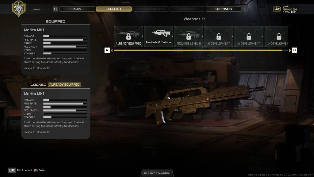 Starship Troopers Extermination: How to Change Loadout - Gamer Digest